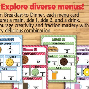 Fraction Montessori Activity Pretend Play-build-learn-fun Educational ...