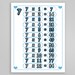 Multiplication Table Posters 1-12, Printable Times Tables Set ...