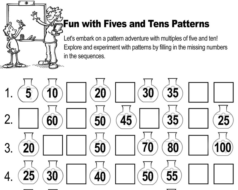 Comparing Numbers Skip Counting Math Worksheets 1st Grade Kindergarten ...
