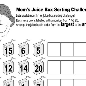 Comparing Numbers Skip Counting Math Worksheets 1st Grade Kindergarten ...