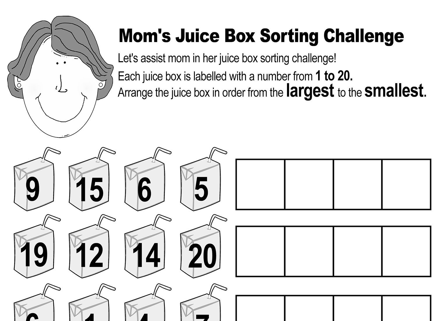 Comparing Numbers Skip Counting Math Worksheets 1st Grade Kindergarten ...