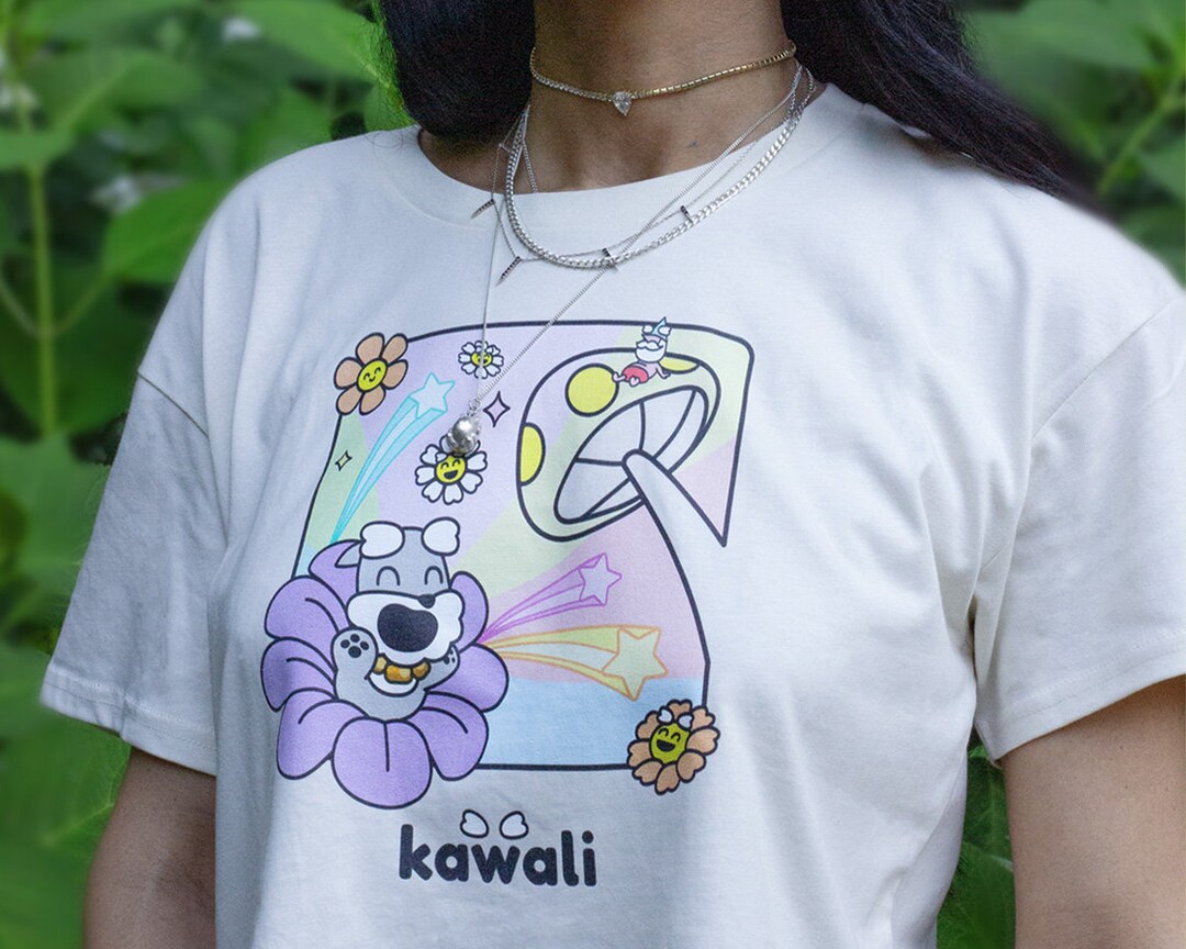 Drippy Kawali Crop Top | Kawaii Miniature Schnauzer - Etsy