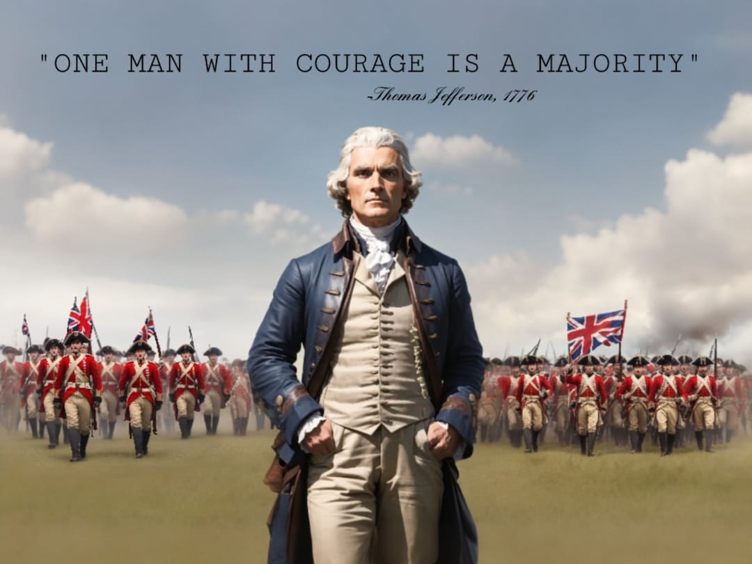 Thomas Jefferson: one Man Quote - Etsy