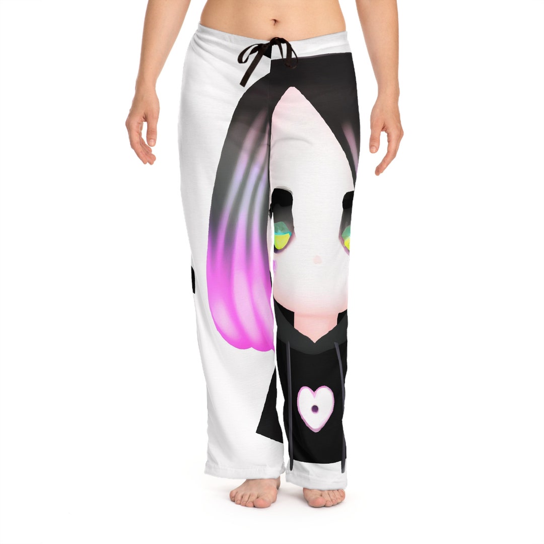 Chibi Kawaii Emo Girl C Women's Pajama Pants (AOP) - Etsy