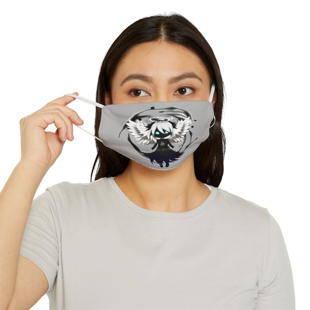 Emo Chibi Dark Angel Snug-fit Fabric Face Mask - Etsy