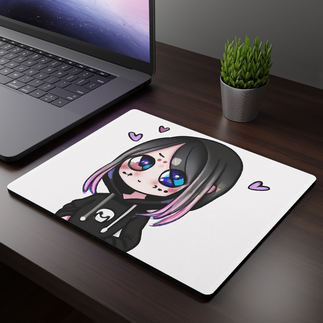 Chibi Kawaii Emo Girl D Rectangular Mouse Pad - Etsy