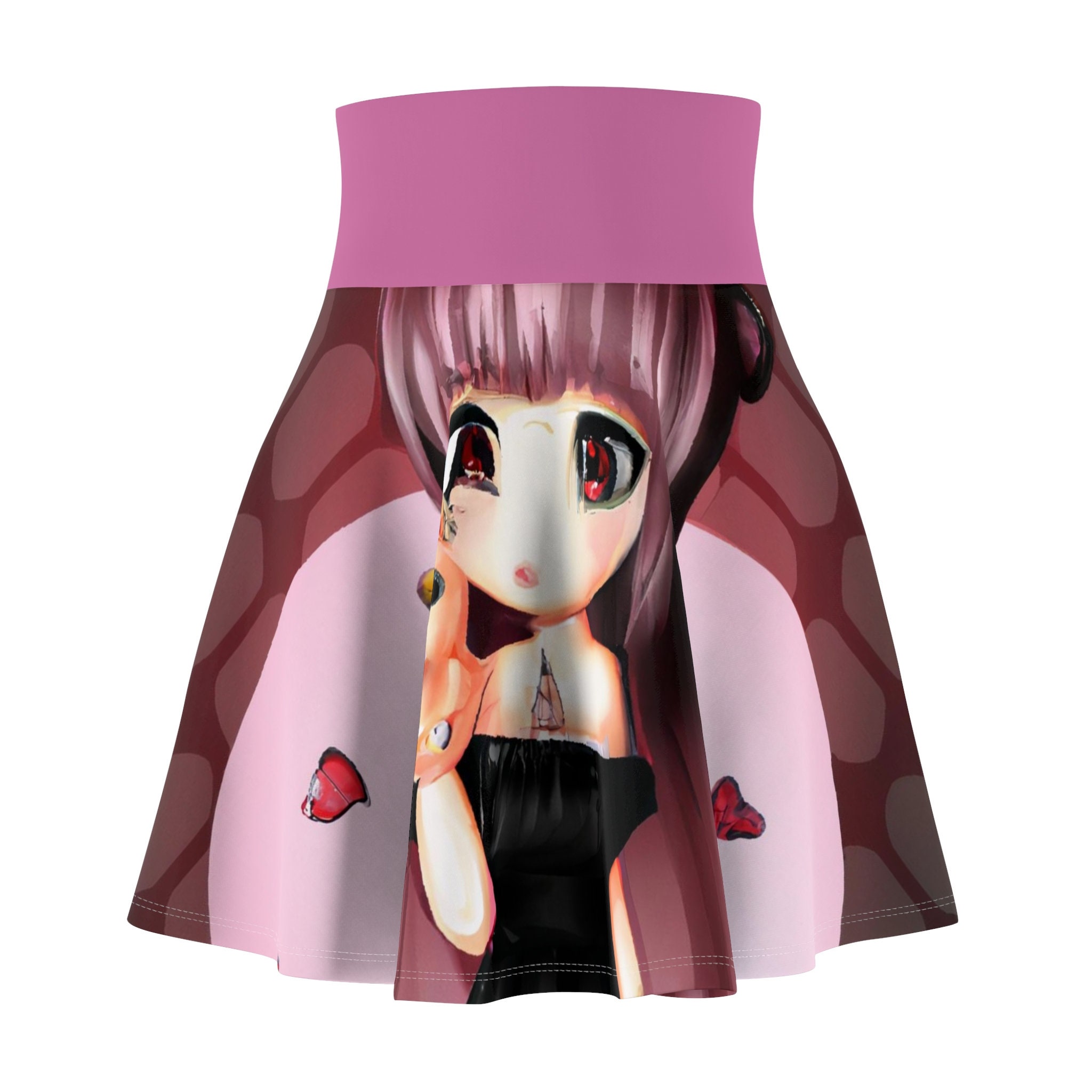 Emo Kawaii Chibi Girl in Stockings and Heels Loving Her Cute - Etsy