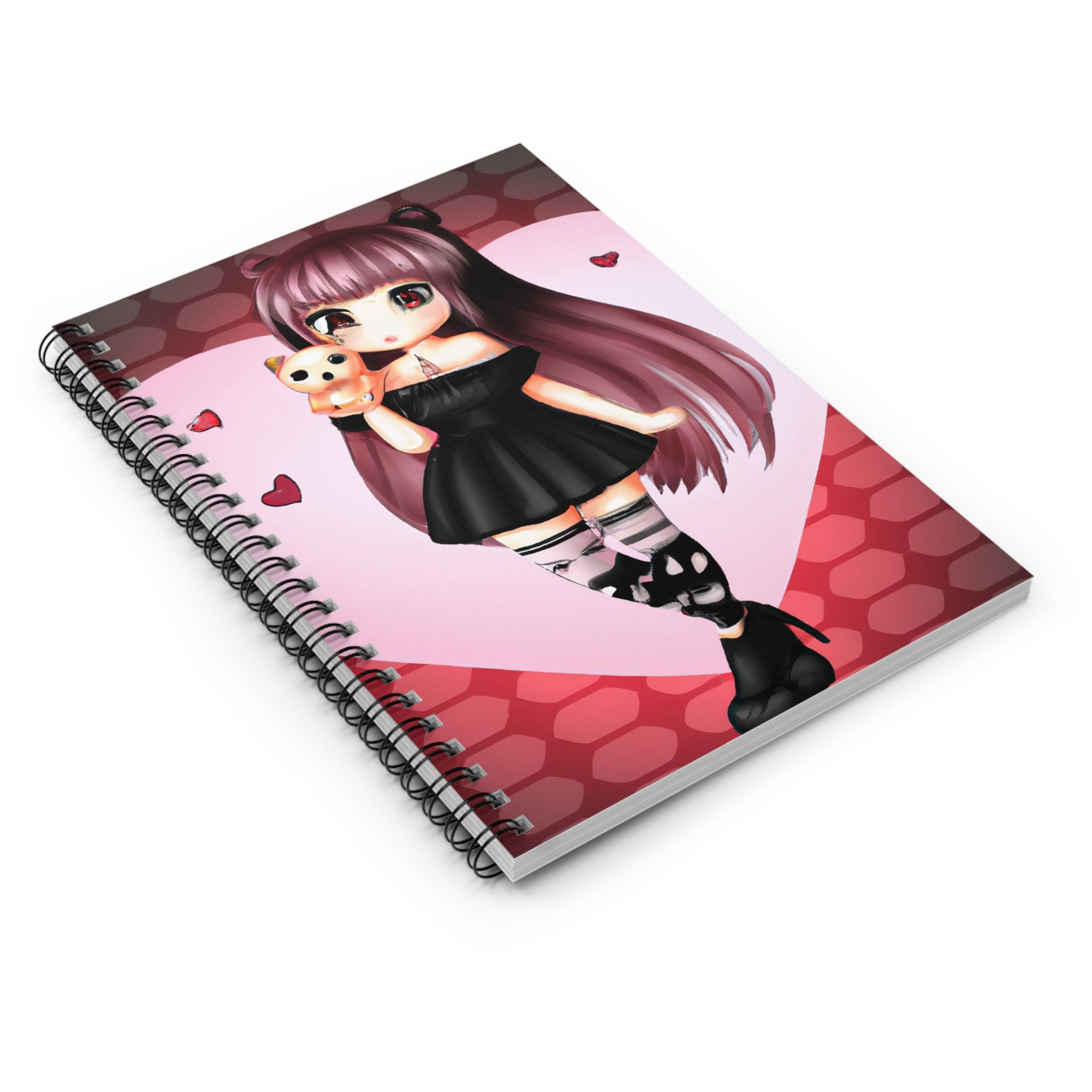 Emo Kawaii Chibi Girl in Stockings and Heels Loving Her Cute - Etsy