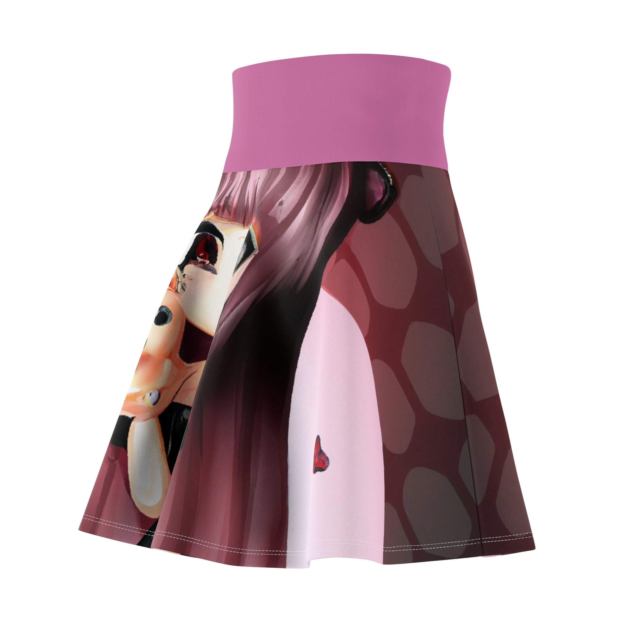 Emo Kawaii Chibi Girl in Stockings and Heels Loving Her Cute Plush ...