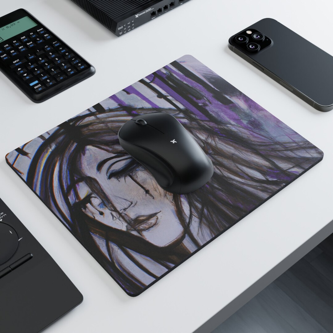 Emo Crying Girl With Teary Eyes Rectangular Mouse Pad - Etsy