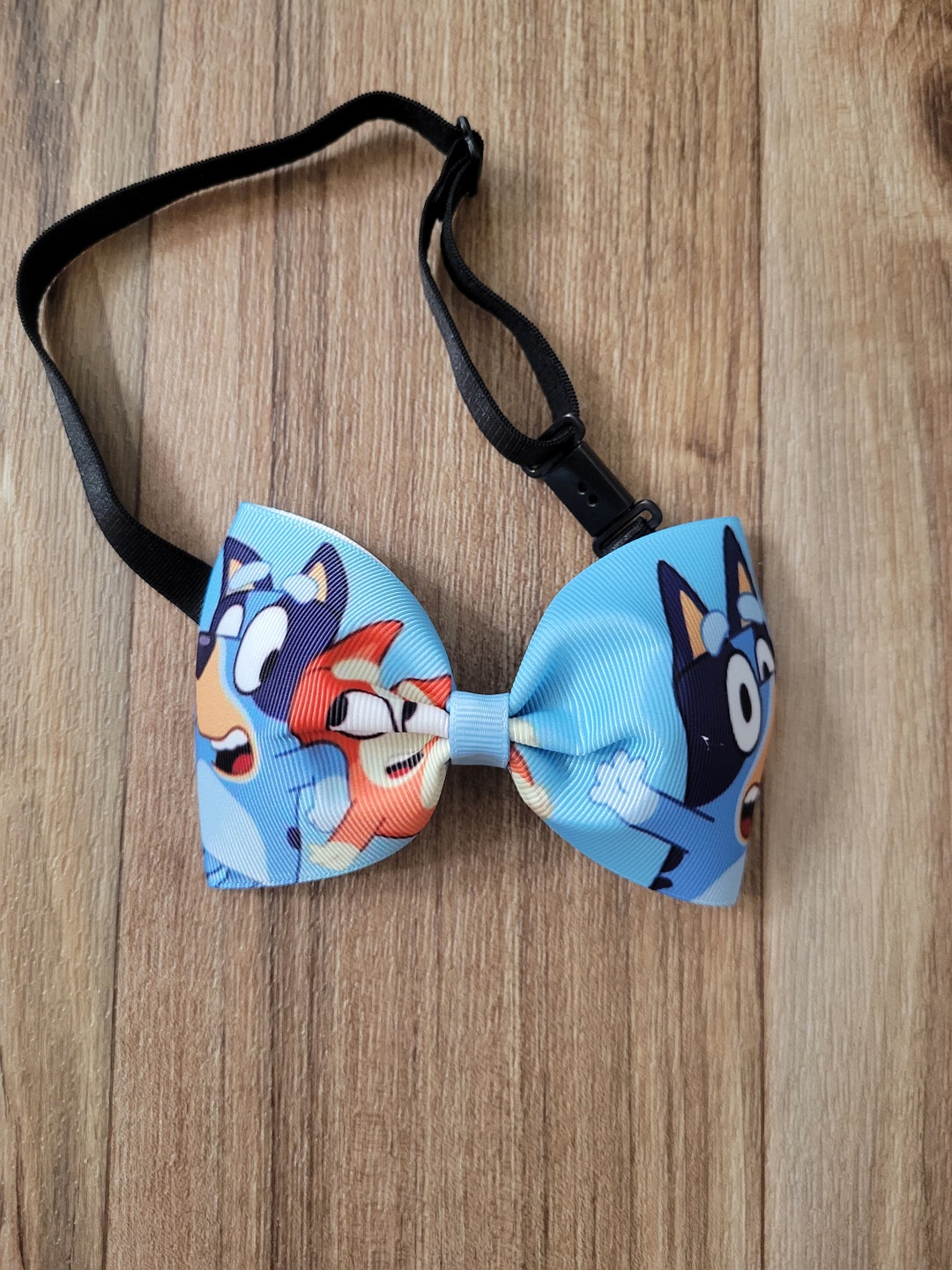Bluey Inspired Bowtie for Toddlers, Toddler Bowtie, Adjustable Bowtie ...