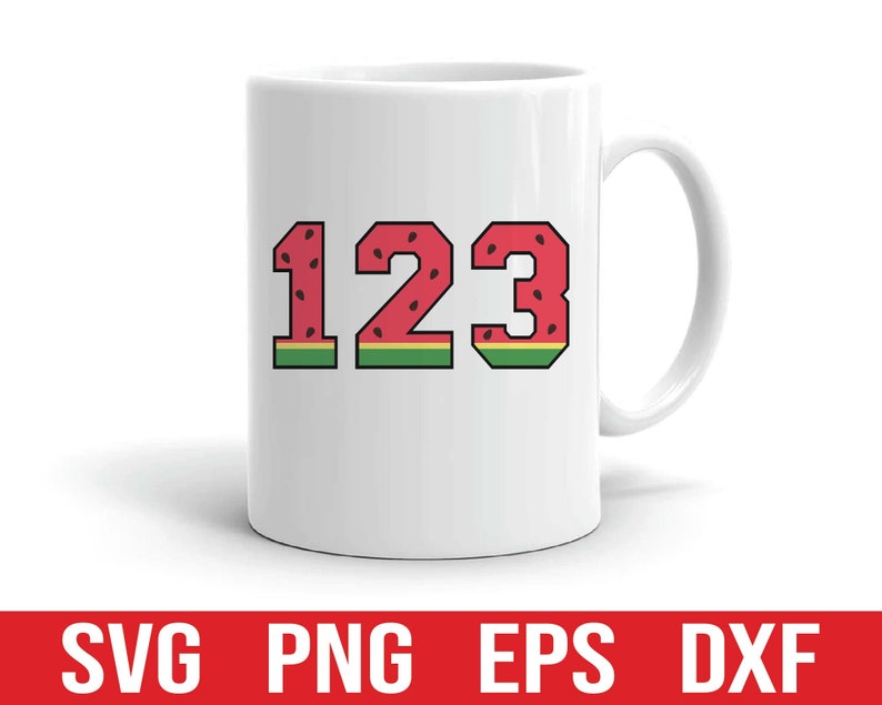 Watermelon Letters and Numbers Svg Bundle, Watermelon Svg, Watermelon ...