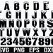 Christmas Font SVG, Snowcap Alphabet SVG, Snow Font SVG Bundle, Winter ...