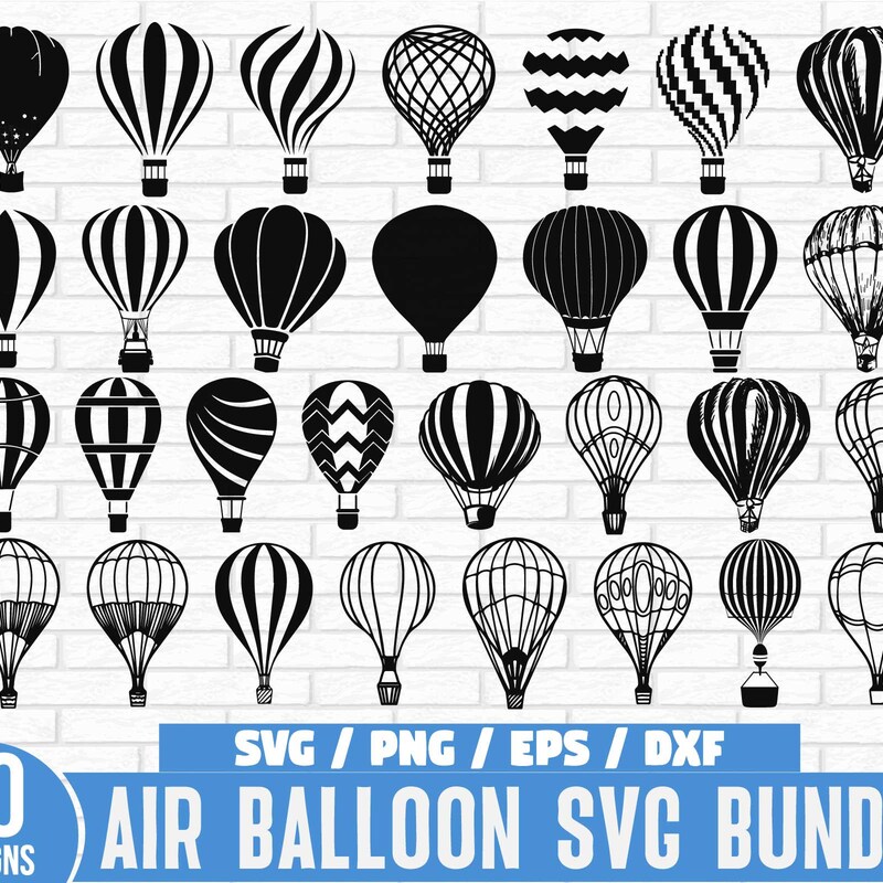 Balloons Svg - Etsy