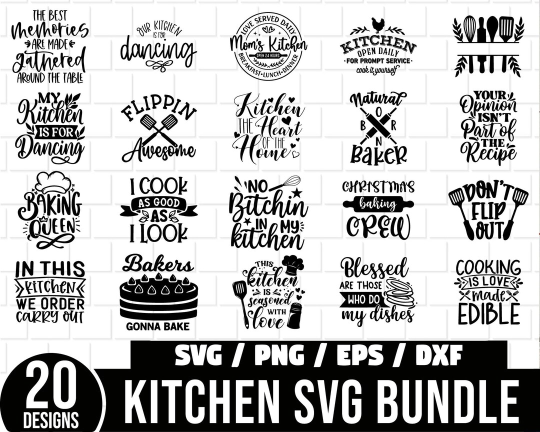 Kitchen SVG Bundle, Cutting Board Svg, Farmhouse Kitchen Svg, Potholder ...