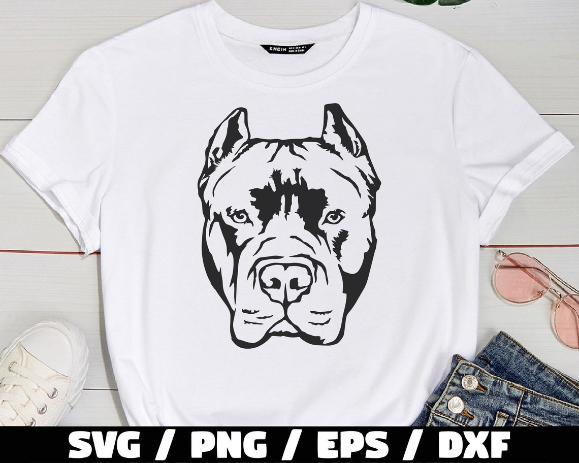Pitbull Svg Bundle, American Pitbull Svg, Pitbull Silhouette Svg ...