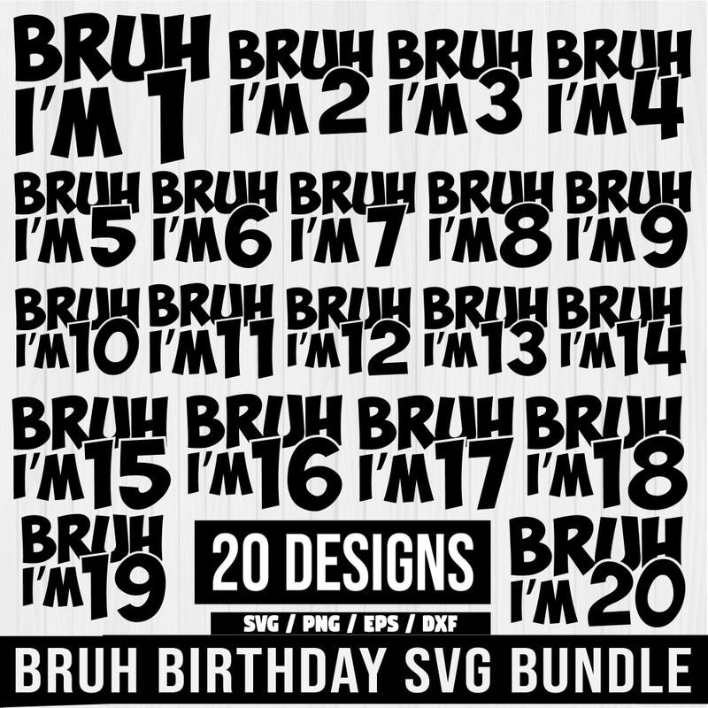 Bruh Im 11 Birthday Cake Topper - Etsy