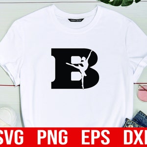 Dance Alphabet and Numbers Svg Bundle, Dancer Poses Alphabet, Dance ...