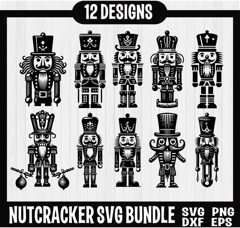 NUTCRACKER Svg Bundle, Nutcracker Svg File / Nutcracker Character Svg ...
