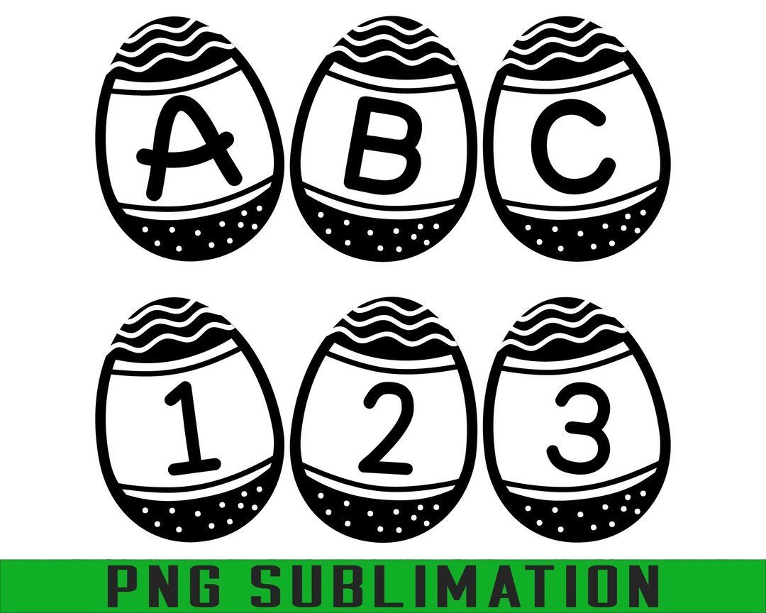 Easter Egg Font , Easter Letters Clipart, Alphabet Letters Svg, Easter ...