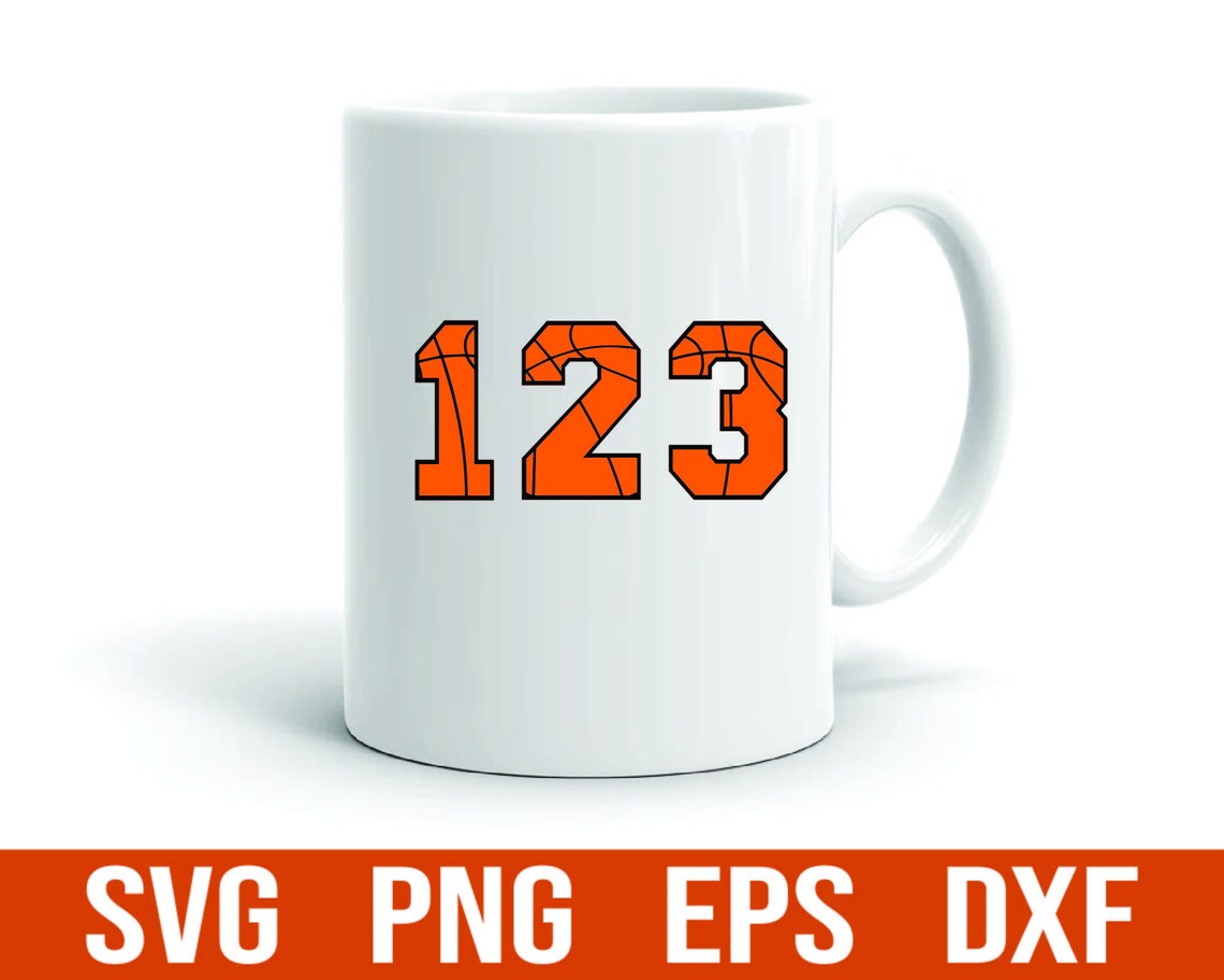 Basketball Letters and Numbers Svg, Basketball Font SVG, Basketball ...