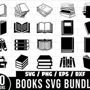 Books SVG Bundle, Book Lover SVG Bundle, Book Svg, Reading SVG Bundle ...