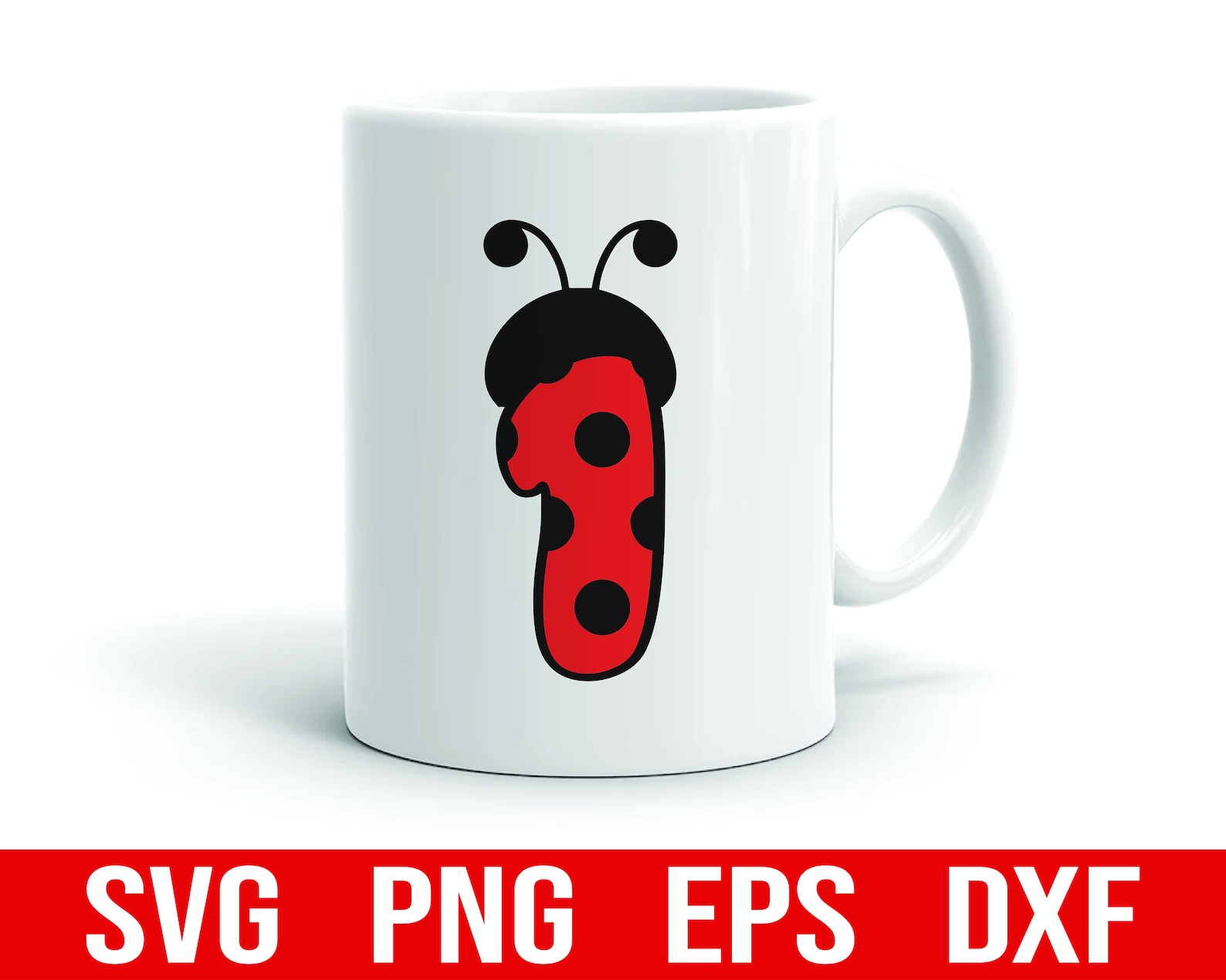 Ladybug Alphabet and Numbers Svg, Love Bug Letters Clipart, Ladybug ...