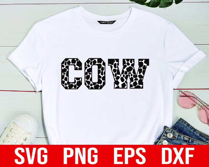 Cow Print Letters and Numbers Svg, Cow Animal Print SVG, Cow Letters ...