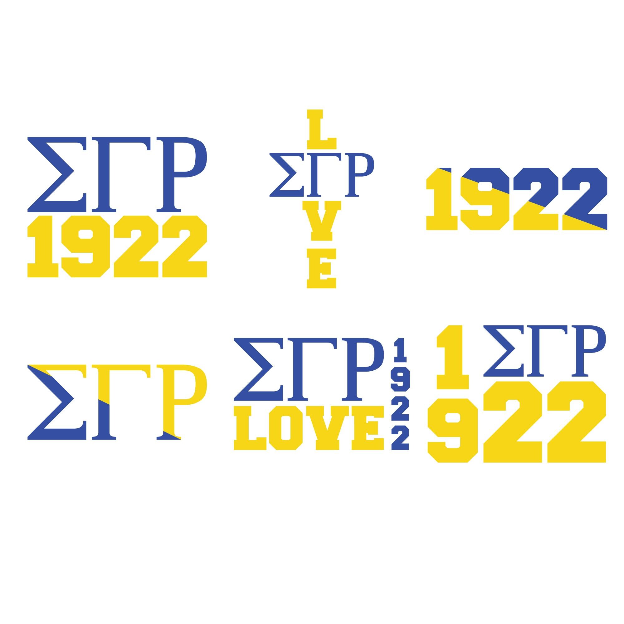 Greek Letters SVG Bundle, Greek Alphabet Svg File, Sorority Letters SVG ...
