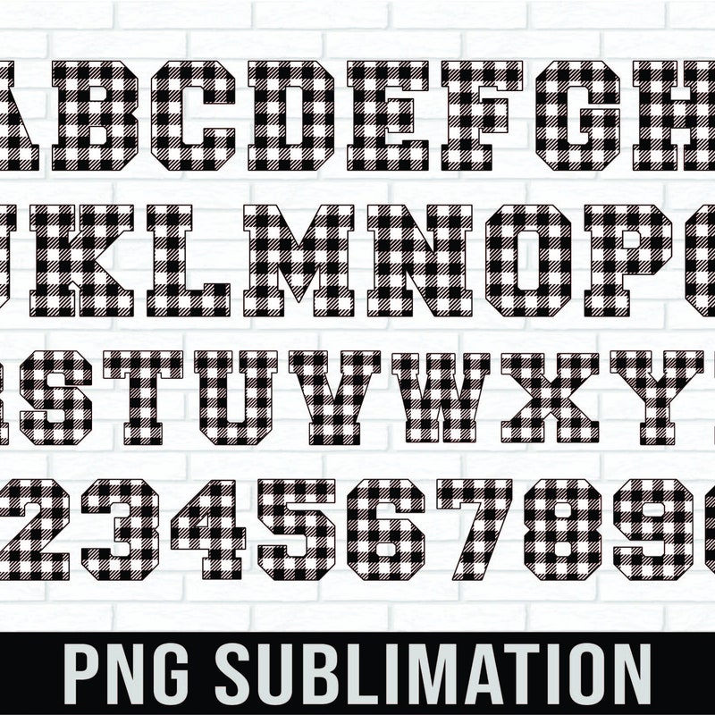 Buffalo Check Stencil - Etsy