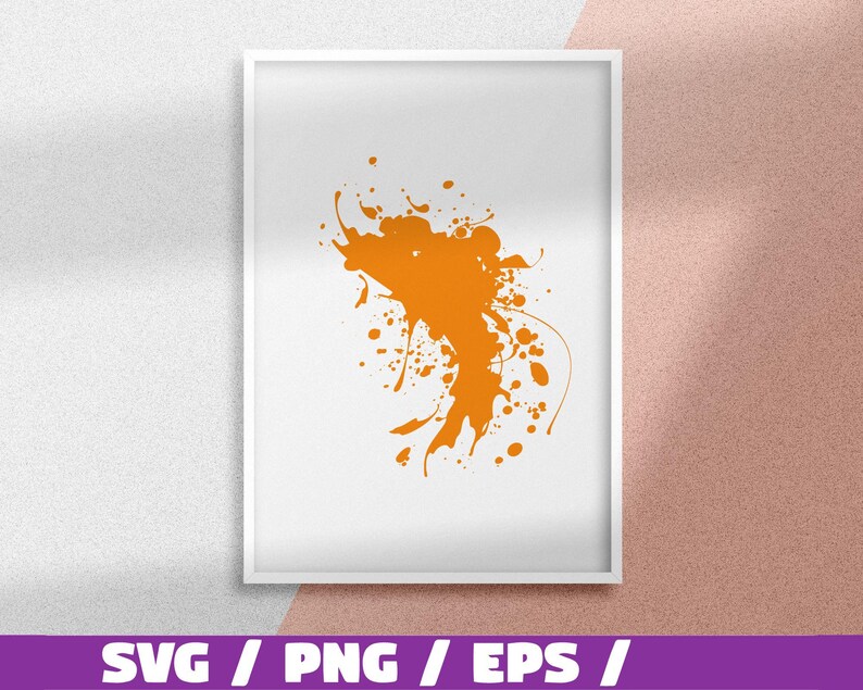 Paint Splatter SVG Bundle, Splatter Multicolor Svg, Paint Splats Svg ...