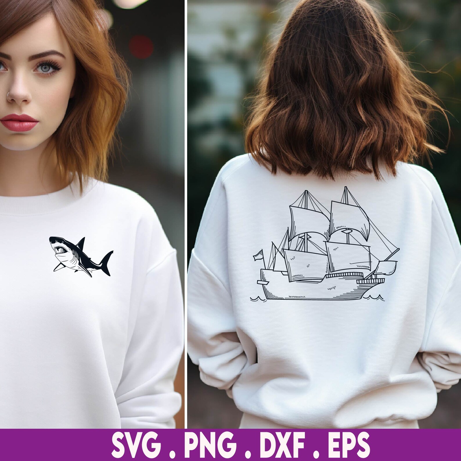 Nautical Svg Bundle, Nautical Cut Files for Cricut, Captain Hat Svg ...