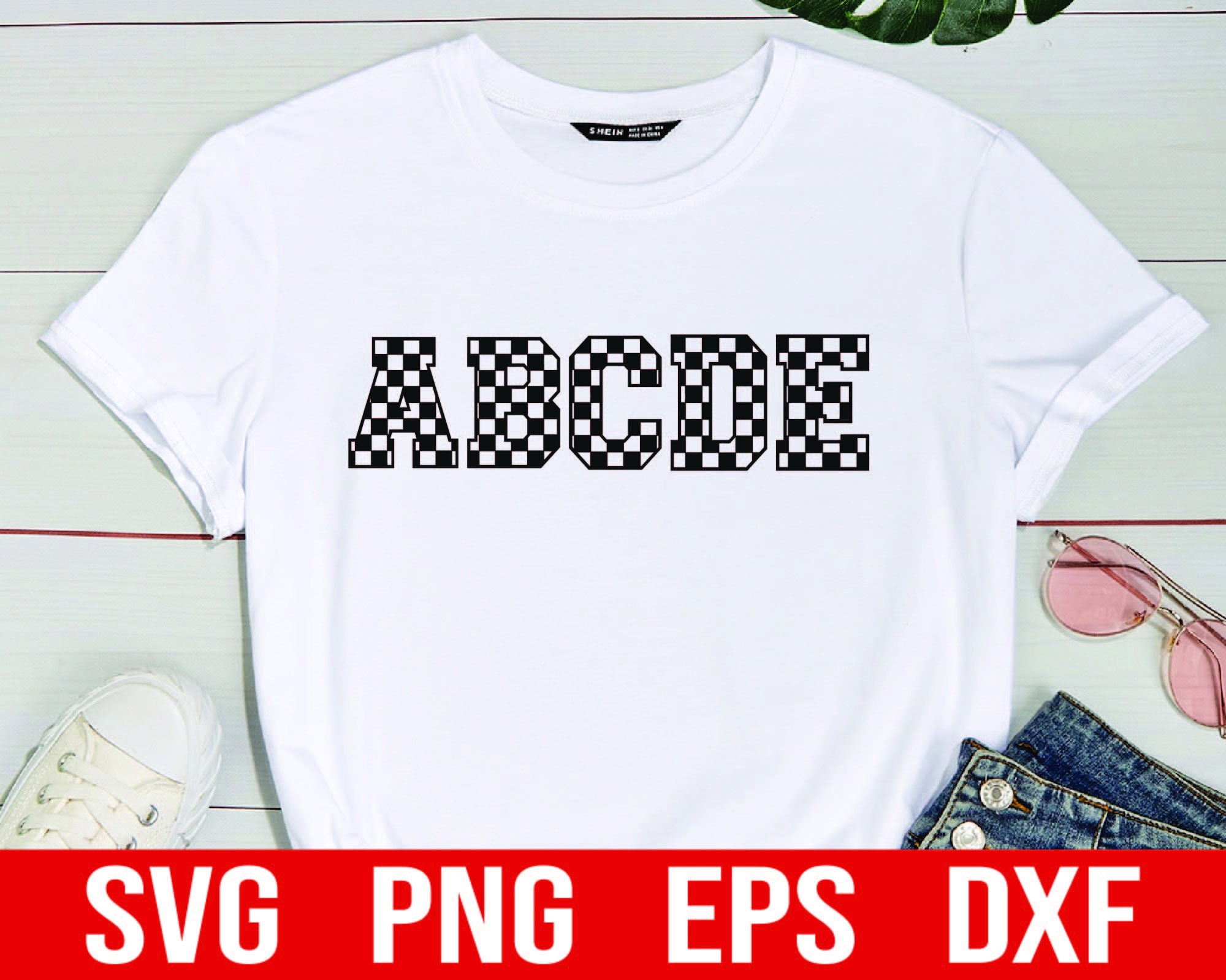 RACING CHECKERED ALPHABET Svg, Checkered Alphabet Svg ,checkered ...