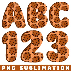 Cookies Alphabet and Numbers Png Bundle, Sweets Number Png, GINGERBREAD ...