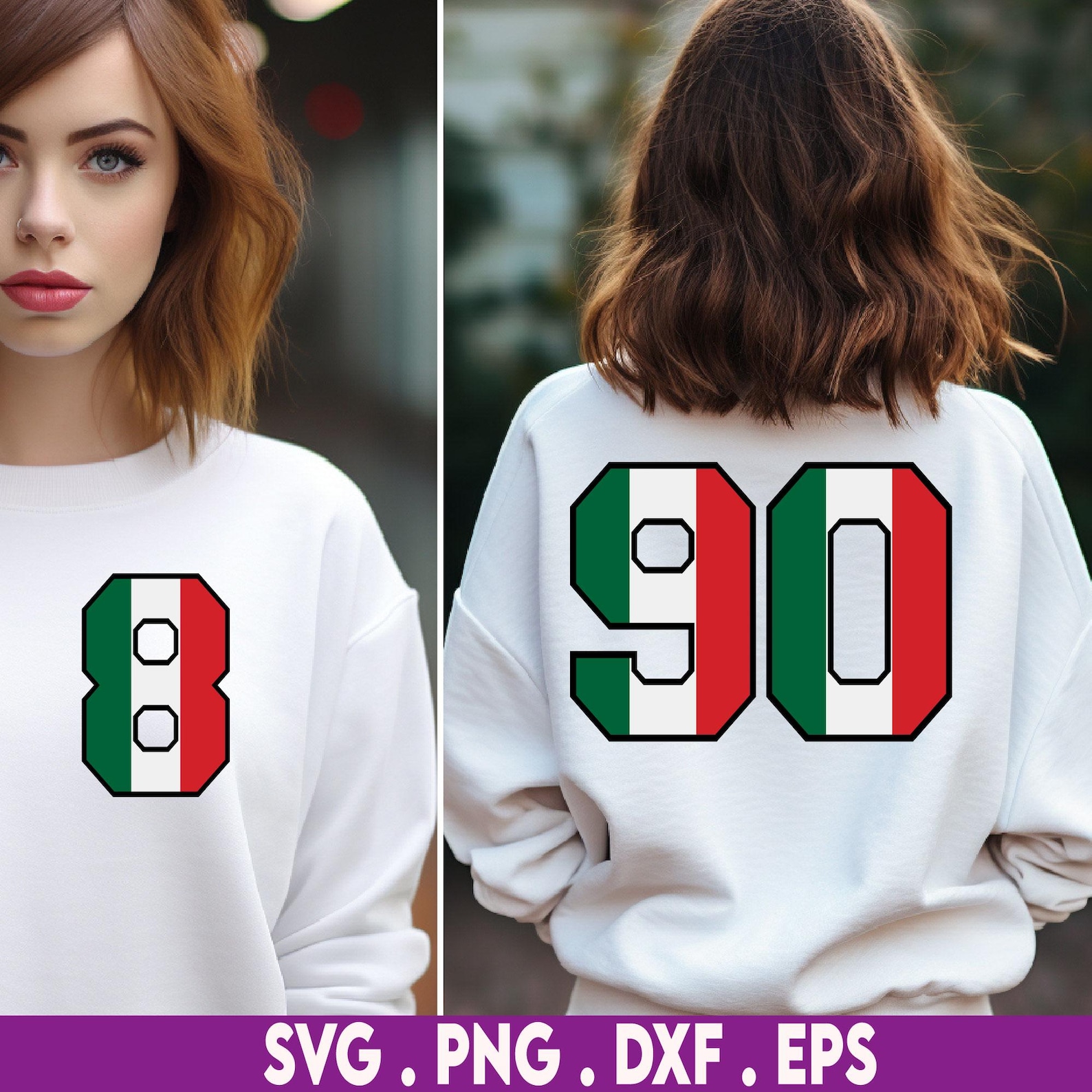 Mexico Font SVG, Mexico Flag Numbers Svg ,mexico Font Png, Mexico Flag ...