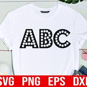 Polka Dot Font SVG, Polka SVG, Polka Dot Alphabet Svg, Font SVG ...