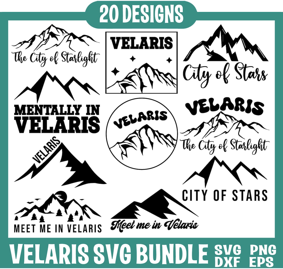 Velaris Svg Bundle, City of Starlights Png, Acotar Velaris Svg, Velaris ...