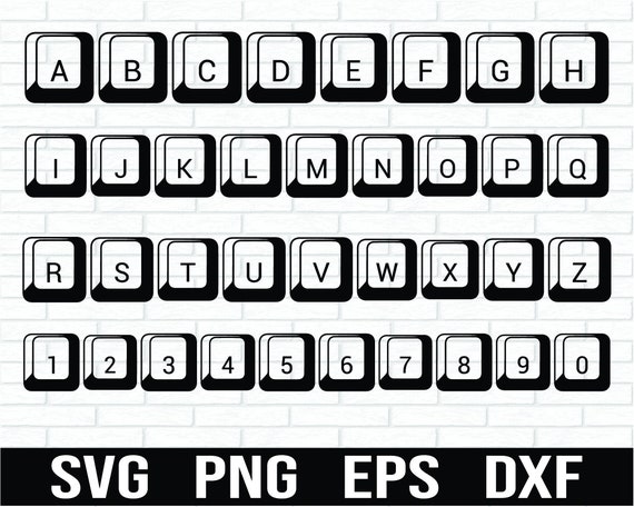 Cool Keyboard Letter Designs