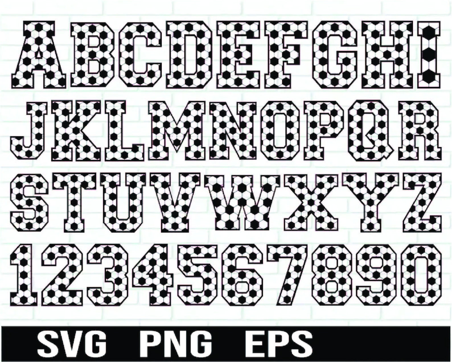 Sports Font Svg, Football Font Svg, Soccer Font Svg, Basketball Font ...