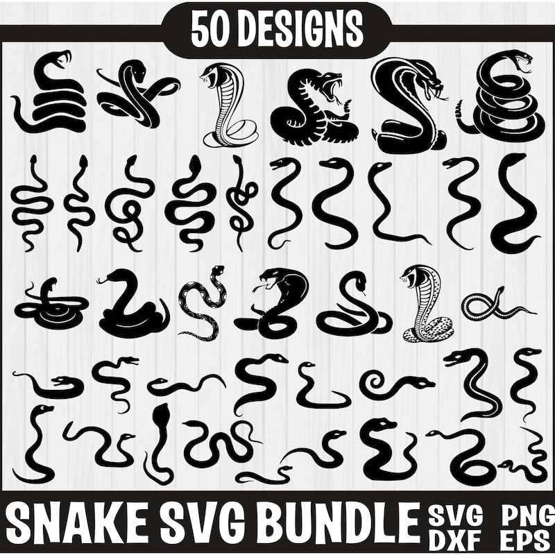 Snake Svg - Etsy