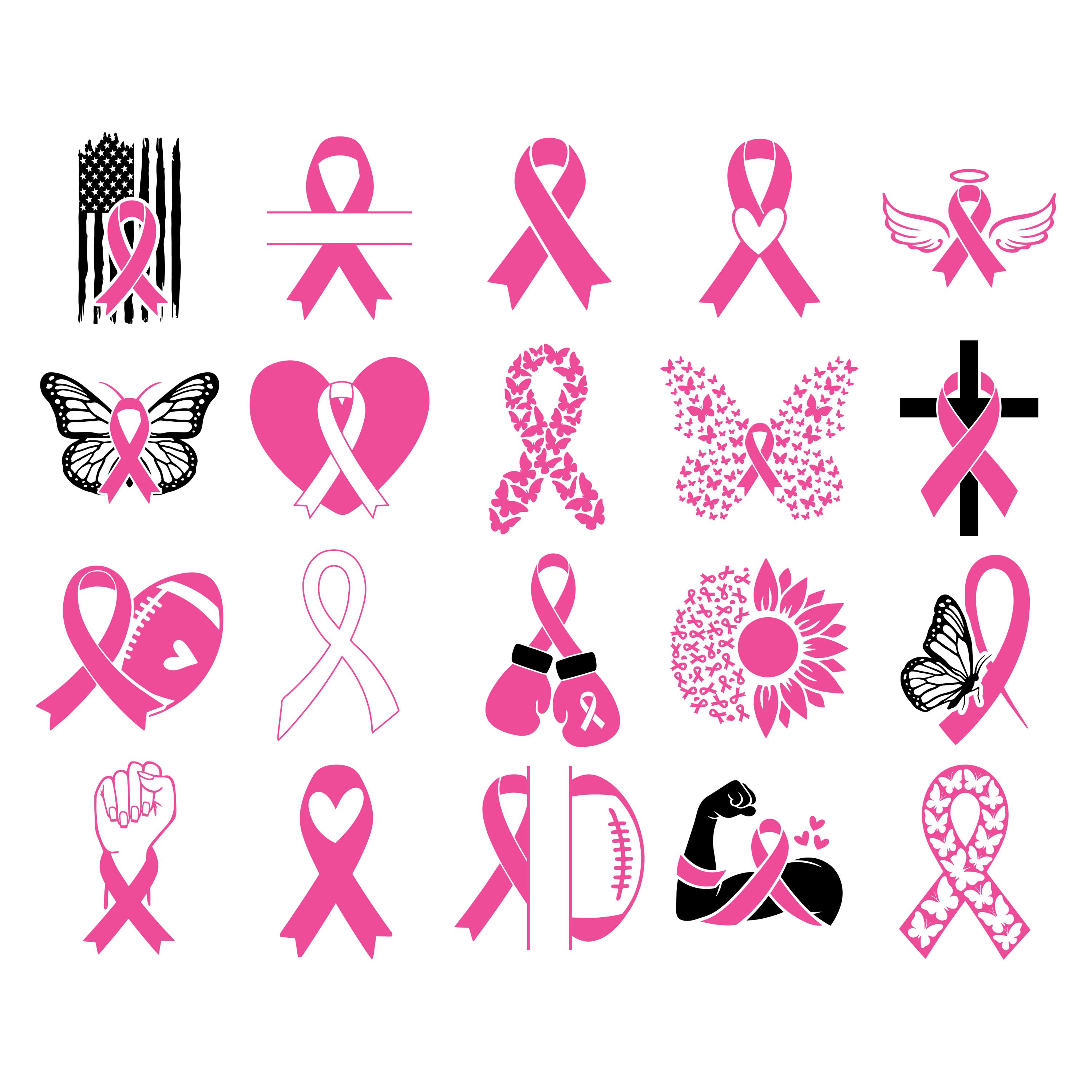 180+ Breast Cancer SVG Designs Bundle, Breast Cancer SVG, Etro Breast ...