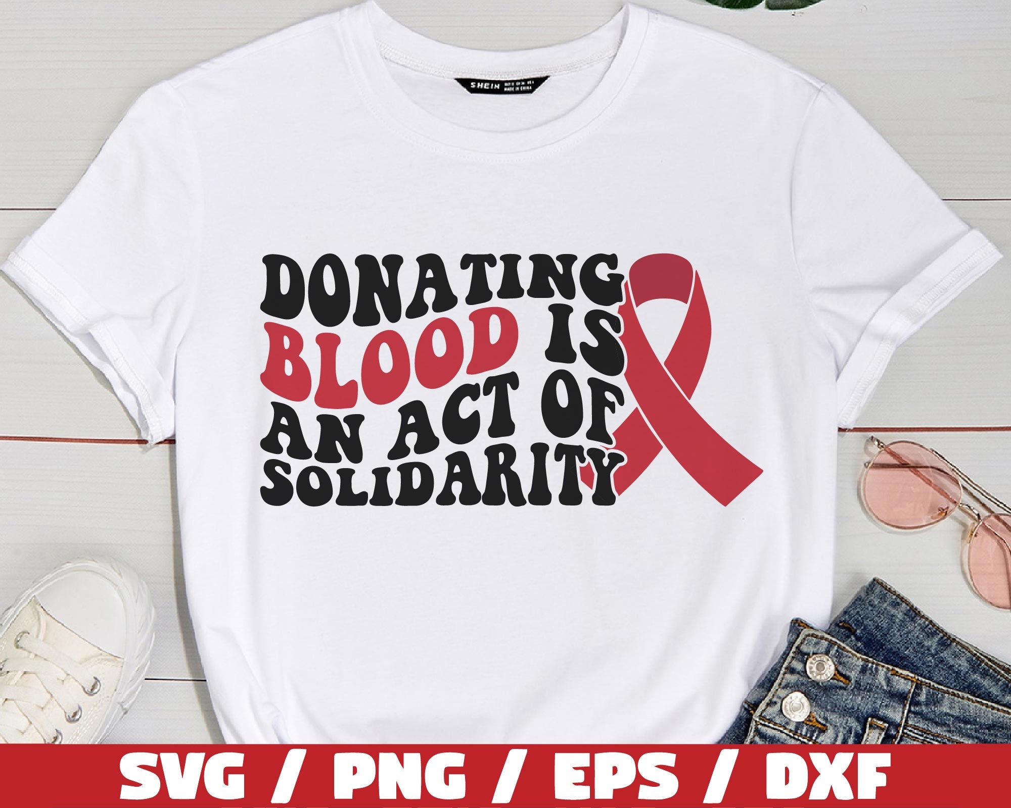 World Blood Donor Day Svg Bundle, Blood Donation Awareness Svg, Give ...