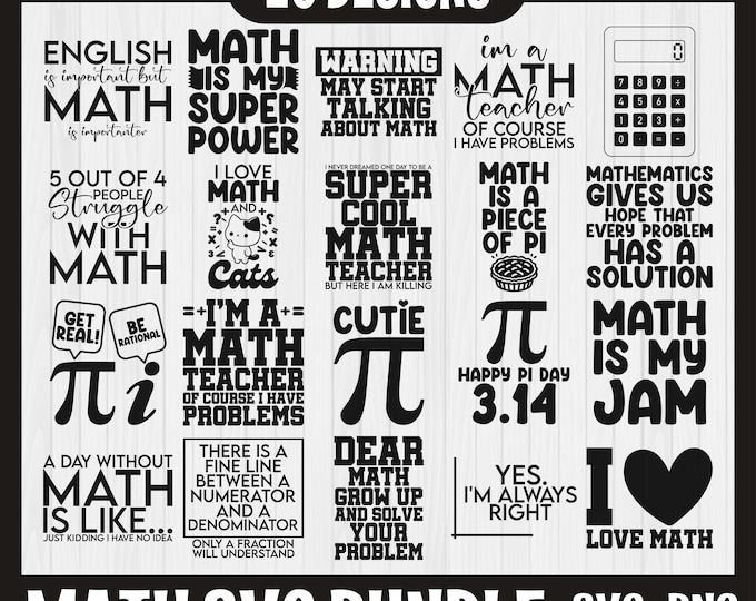 Math Svg Math Png Math Svg for Cricut Shirt Math Png for Shirts Math ...