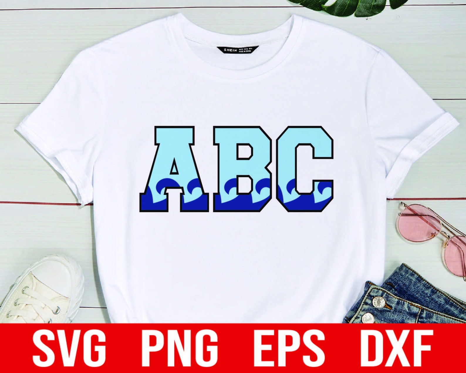 Ocean Wave Font Svg, Wave Bundle, Wave Svg, Wave Cut File, Drop Svg ...