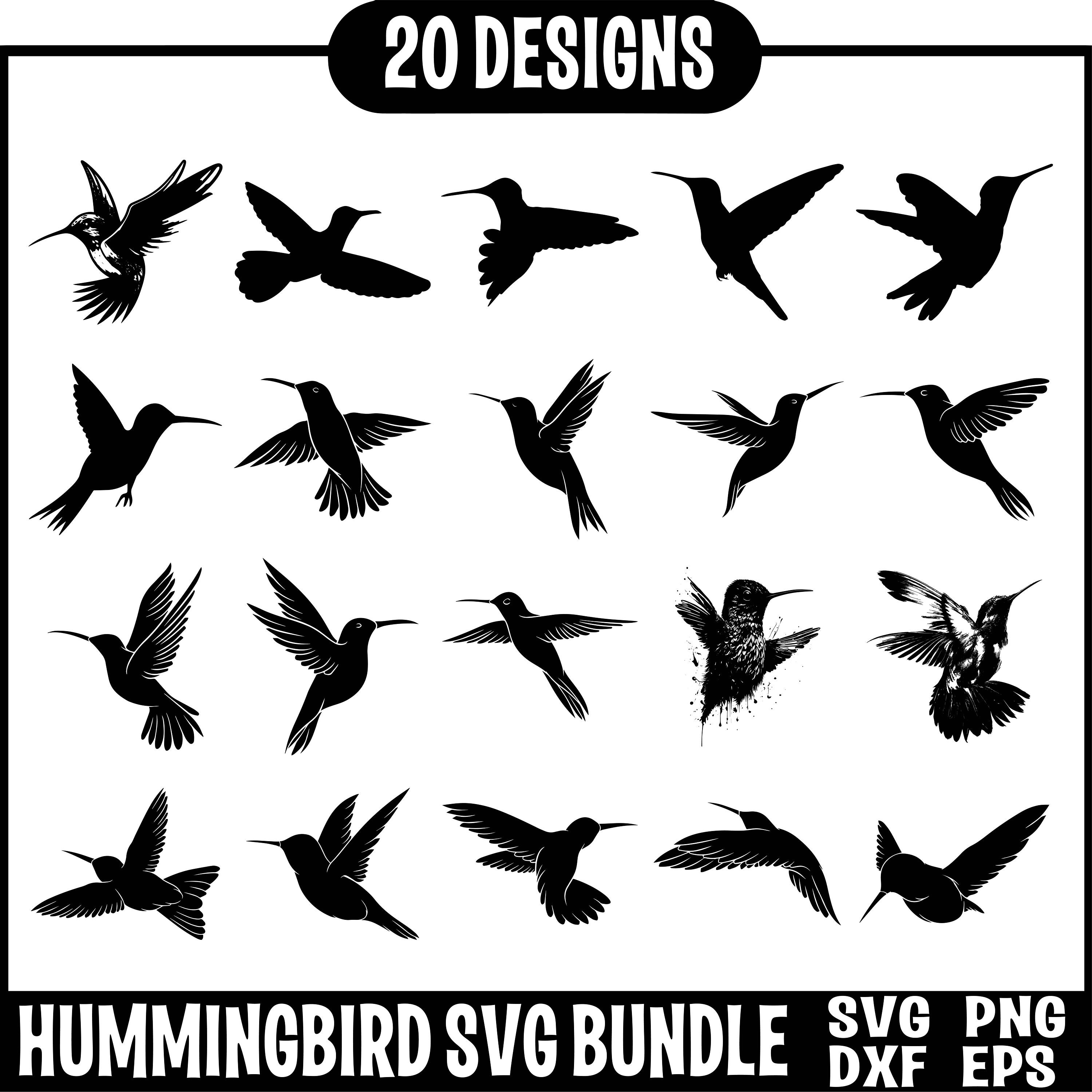 Hummingbird Svg Bundle, Hummingbird Png, Humming Bird Svg, Hummingbird ...