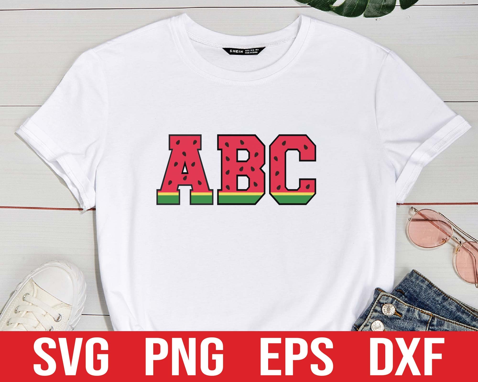 Watermelon Letters and Numbers Svg Bundle, Watermelon Svg, Watermelon ...