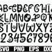 Paw Alphabet and Numbers SVG, Paw Font SVG, Blue Paw Letters Svg, Paw ...