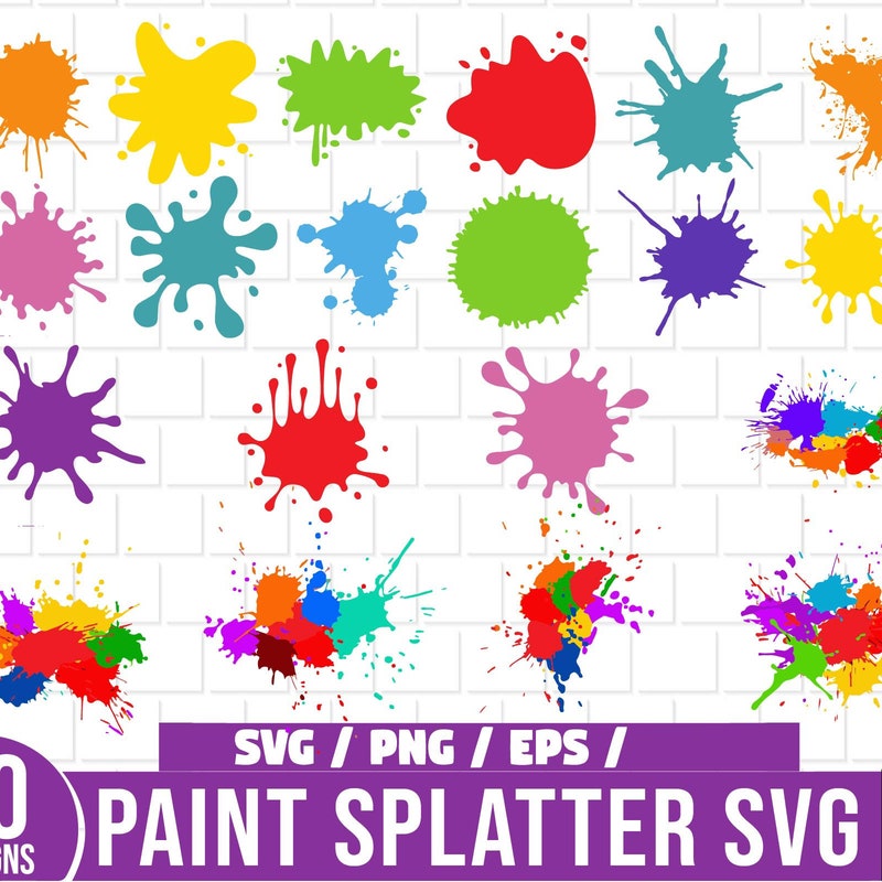 Paint Svg - Etsy