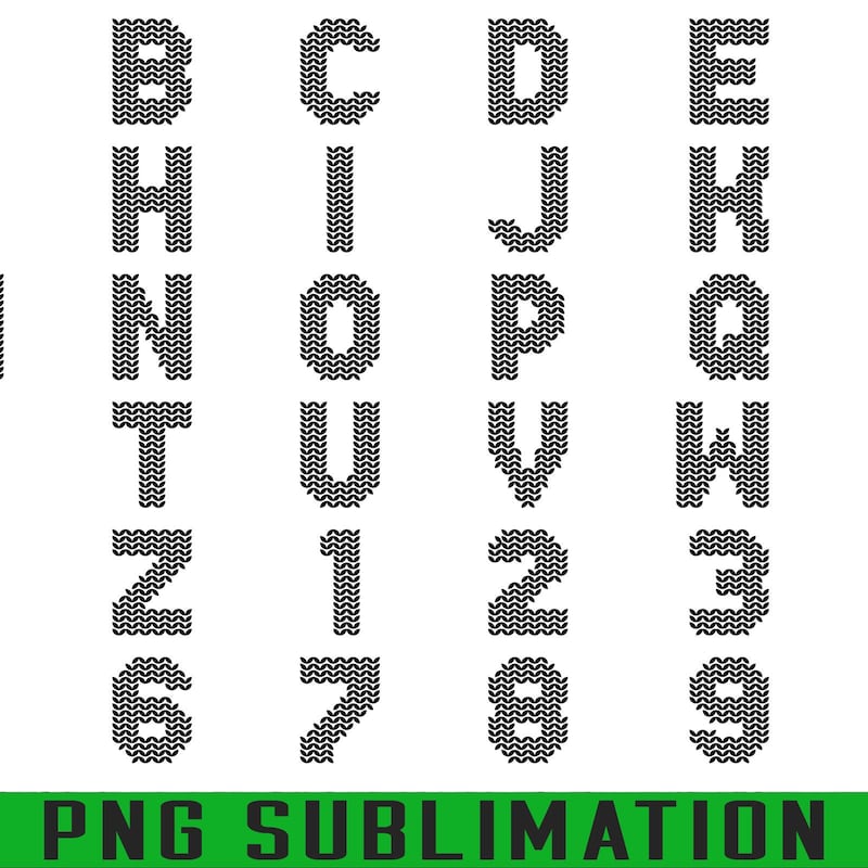 Numbered Knit Stitch - Etsy