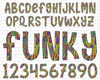 Colorful Bright Alphabet Clipart, Letter Clipart, Clipart Letters ...